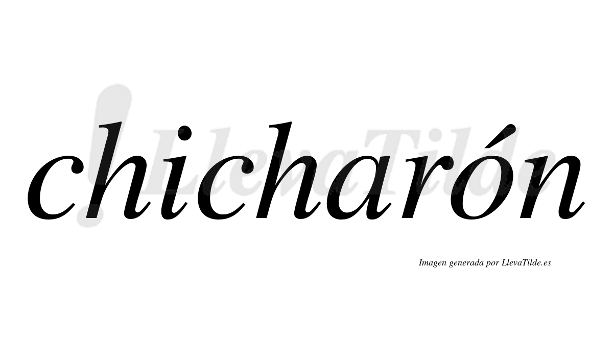 ¿Lleva tilde chicharón? | LlevaTilde.es