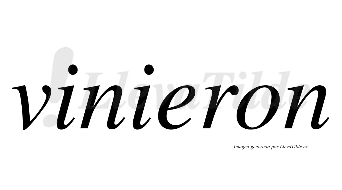 ¿Lleva tilde vinieron? | LlevaTilde.es