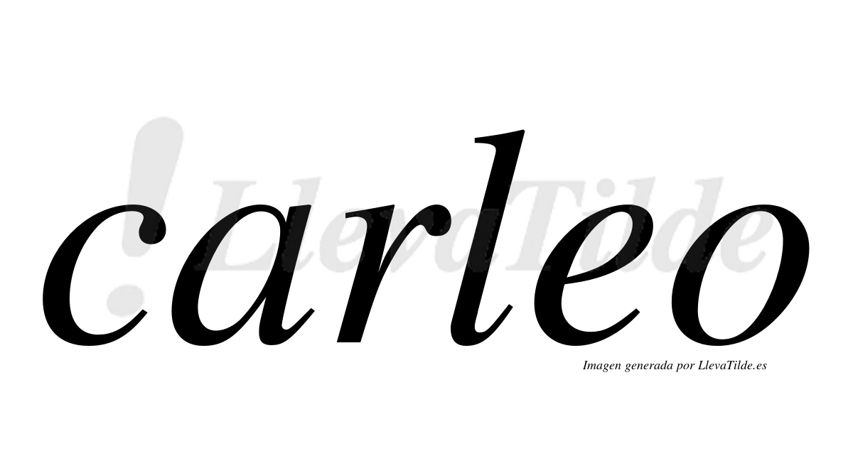 ¿Lleva tilde carleo? | LlevaTilde.es