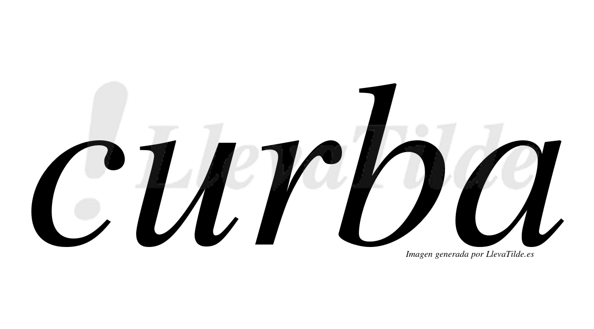 ¿Lleva tilde curba? | LlevaTilde.es