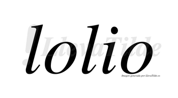 ¿Lleva tilde lolio? | LlevaTilde.es