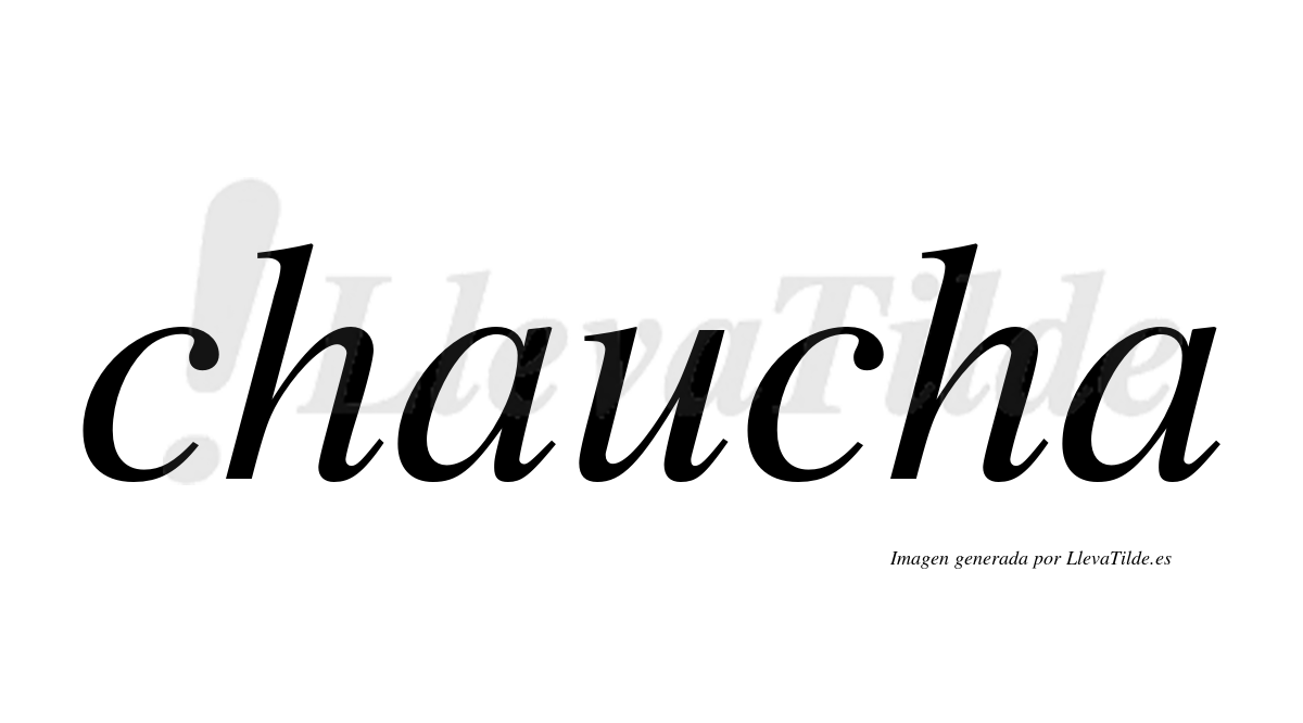 ¿Lleva tilde chaucha? | LlevaTilde.es