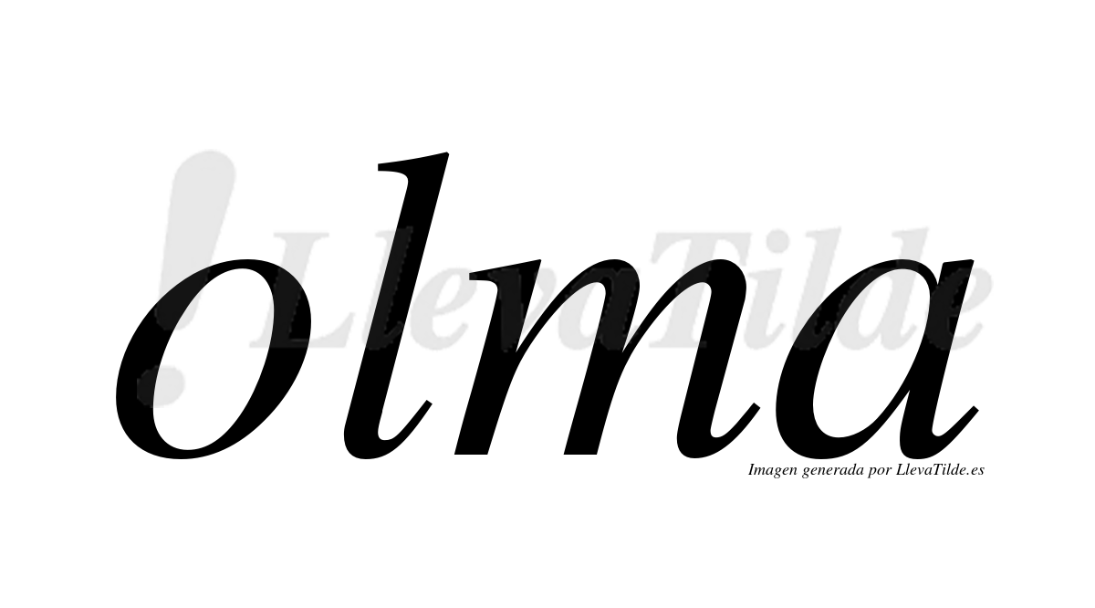 ¿Lleva tilde olma? | LlevaTilde.es