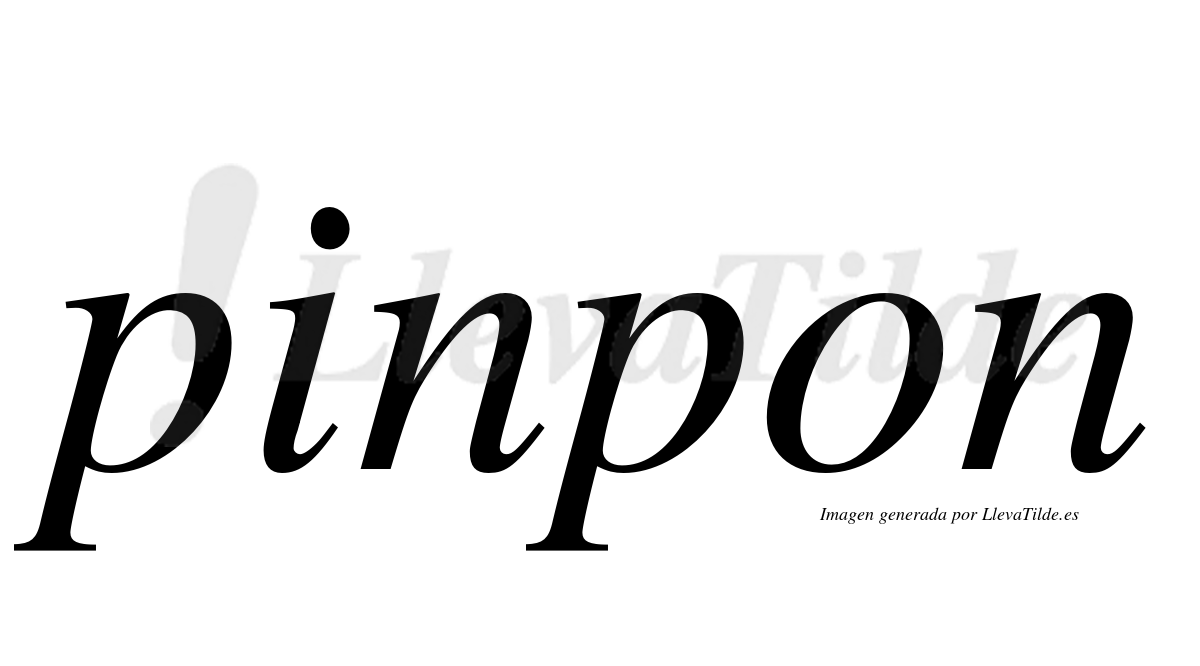 ¿Lleva tilde pinpon? | LlevaTilde.es