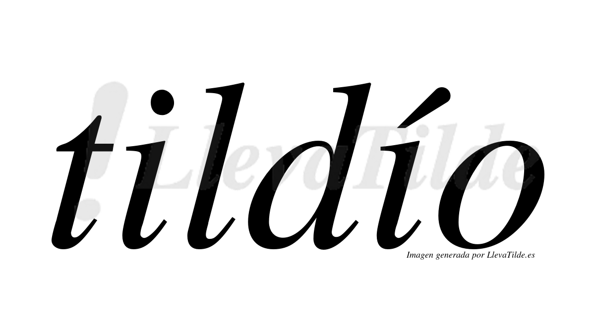 ¿Lleva tilde tildío? | LlevaTilde.es