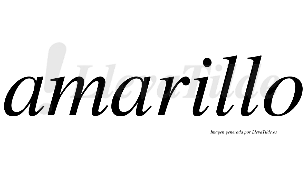 ¿Lleva tilde amarillo? | LlevaTilde.es