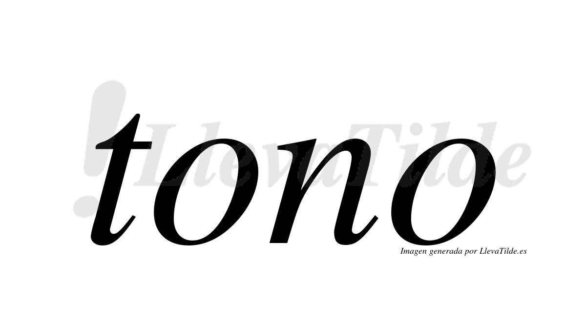 ¿Lleva tilde tono? | LlevaTilde.es