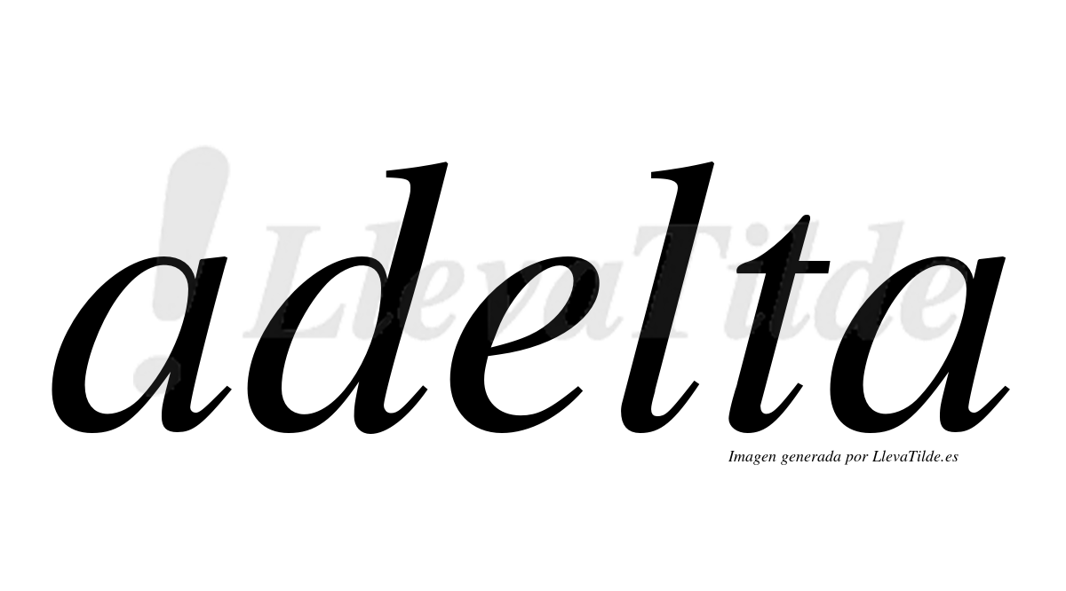 ¿Lleva tilde adelta? | LlevaTilde.es