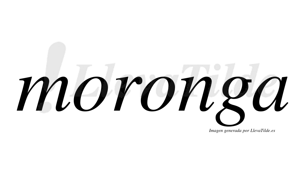 ¿Lleva tilde moronga? | LlevaTilde.es