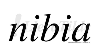 ¿Lleva tilde nibia? | LlevaTilde.es