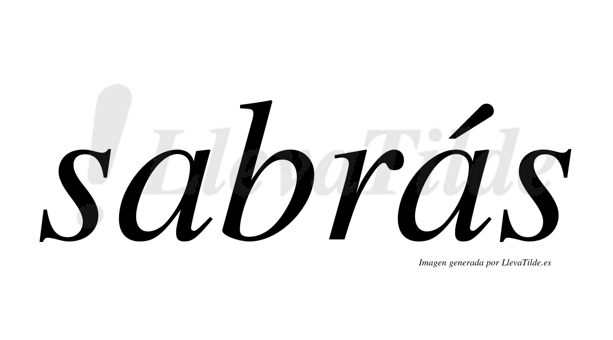 ¿Lleva tilde sabrás? | LlevaTilde.es