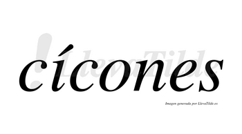 ¿Lleva tilde cícones? | LlevaTilde.es