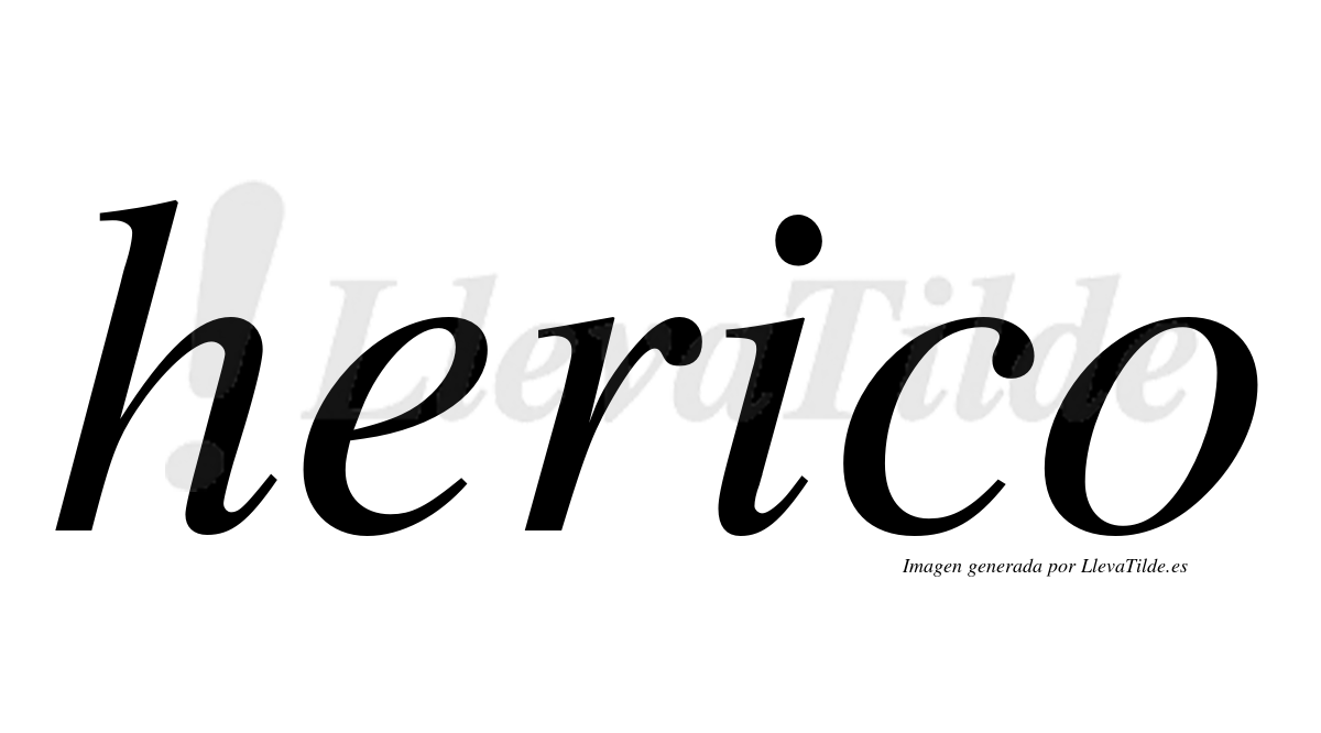 ¿Lleva tilde herico? | LlevaTilde.es