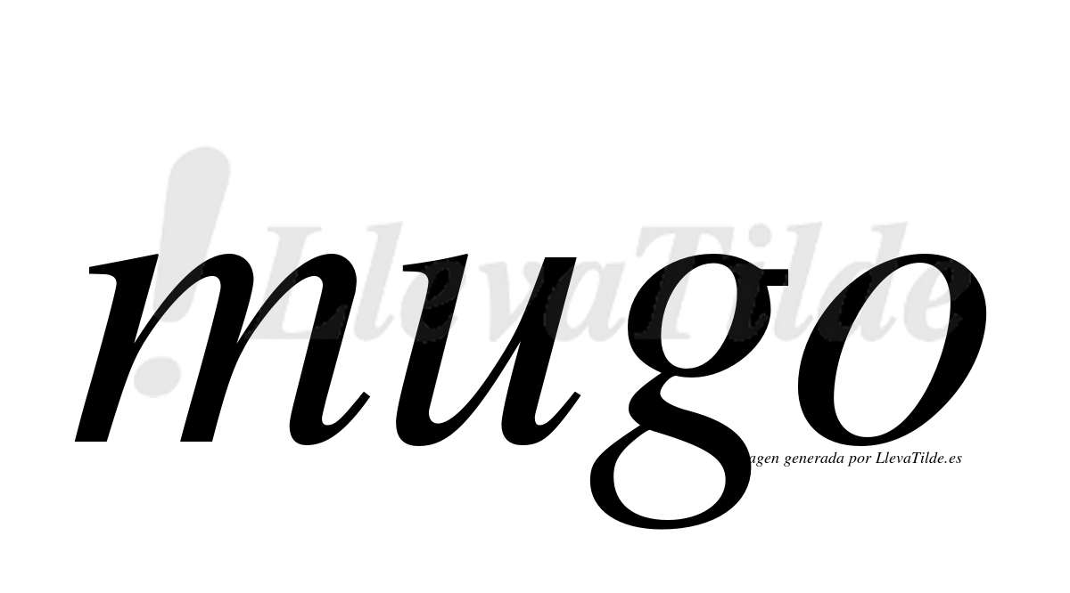 ¿Lleva tilde mugo? | LlevaTilde.es