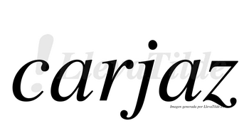 ¿Lleva tilde carjaz? | LlevaTilde.es