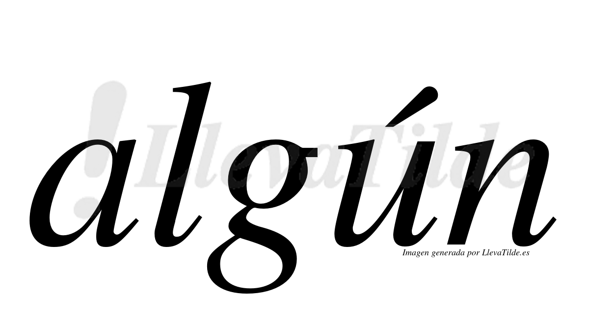 ¿Lleva tilde algún? | LlevaTilde.es