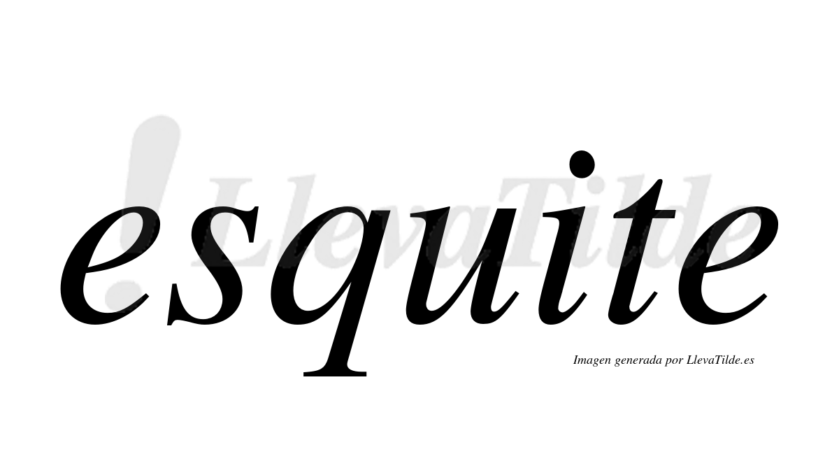 ¿Lleva tilde esquite? | LlevaTilde.es