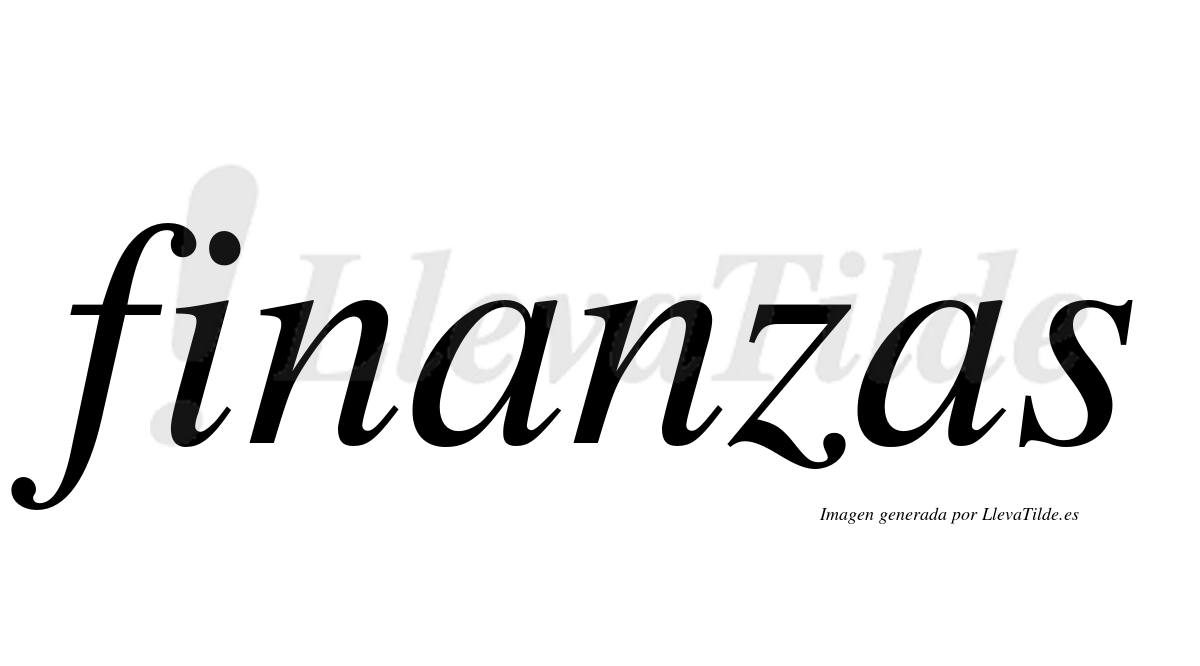 ¿Lleva tilde finanzas? | LlevaTilde.es