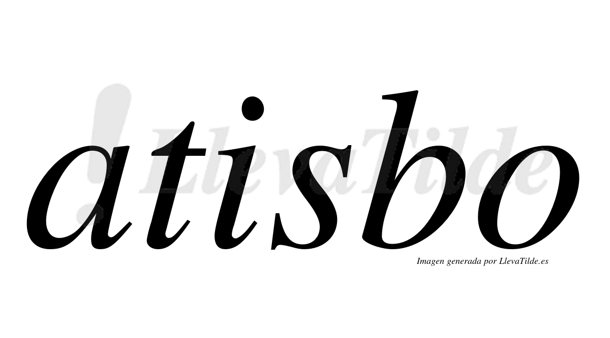 ¿Lleva tilde atisbo? | LlevaTilde.es