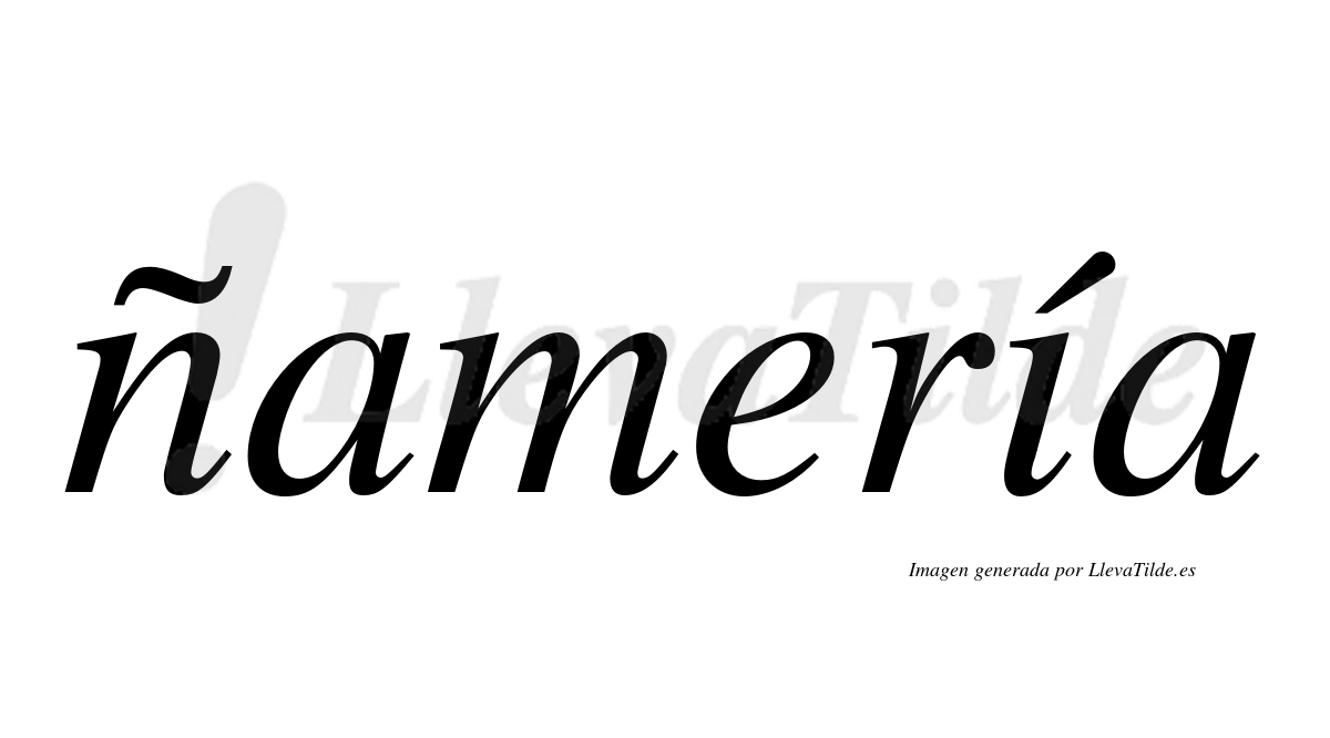 ¿Lleva tilde ñamería? | LlevaTilde.es