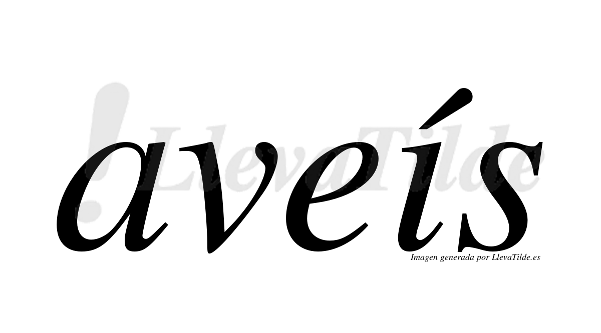 ¿Lleva tilde aveís? | LlevaTilde.es