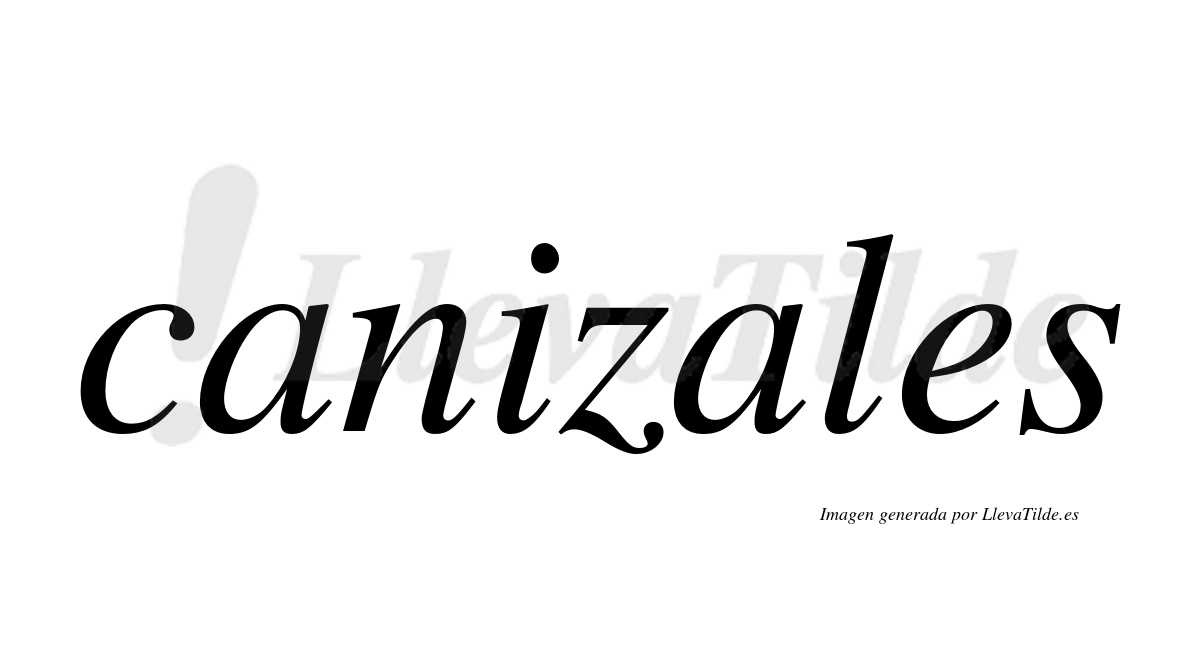 ¿Lleva tilde canizales? | LlevaTilde.es