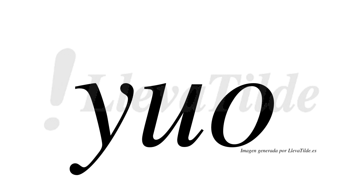 ¿Lleva tilde yuo? | LlevaTilde.es