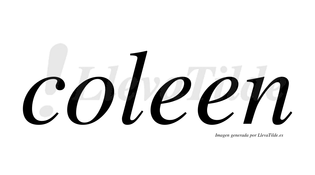 ¿Lleva tilde coleen? | LlevaTilde.es