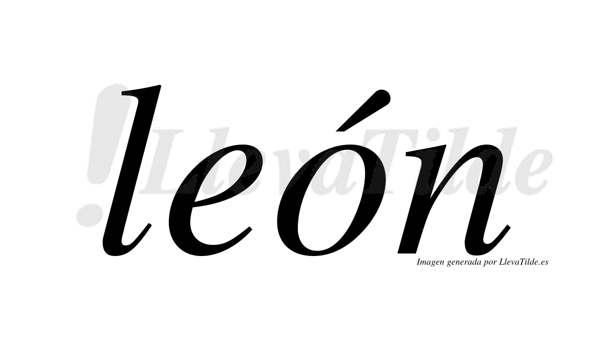 ¿Lleva tilde león? | LlevaTilde.es