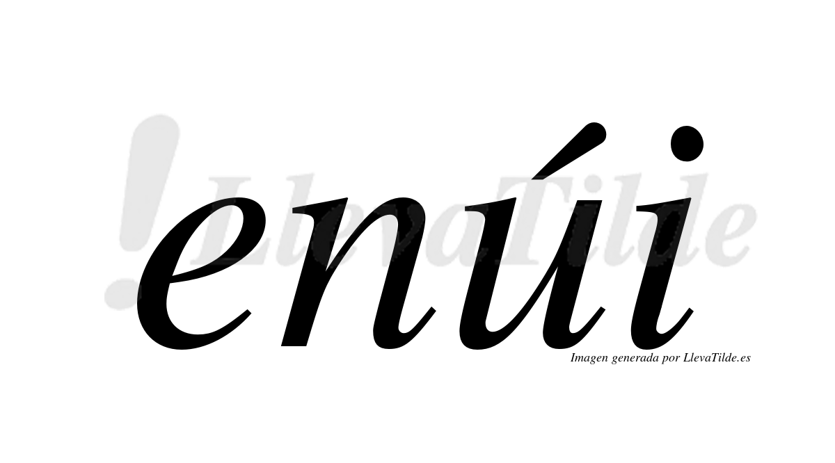 ¿Lleva tilde enúi? | LlevaTilde.es