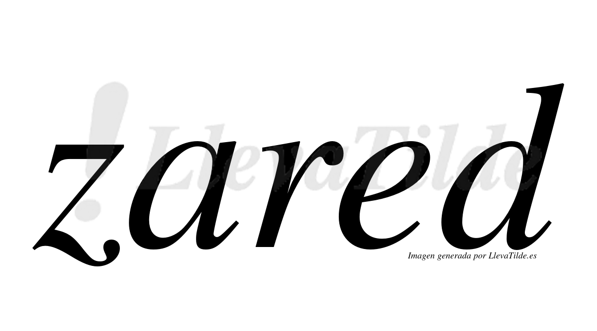 ¿Lleva tilde zared? | LlevaTilde.es