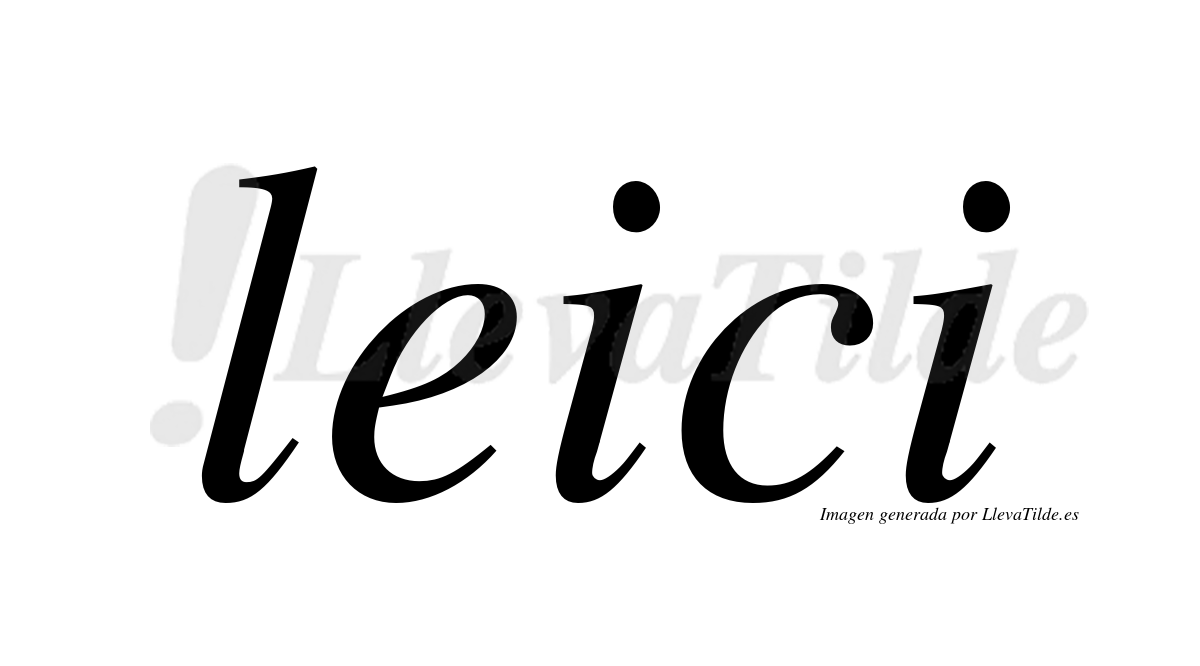 ¿Lleva tilde leici? | LlevaTilde.es