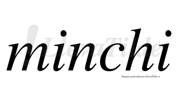 ¿Lleva tilde minchi? | LlevaTilde.es