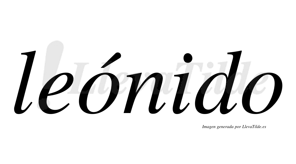 ¿Lleva tilde leónido? | LlevaTilde.es