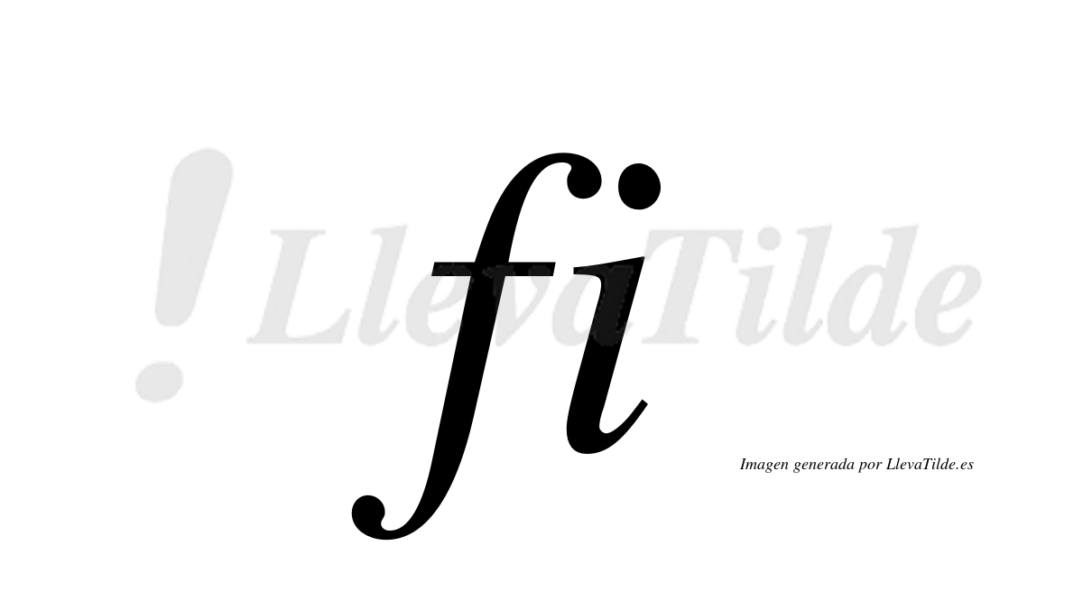¿Lleva tilde fi? | LlevaTilde.es