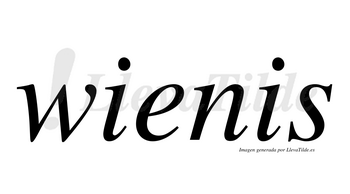 ¿Lleva tilde wienis? | LlevaTilde.es