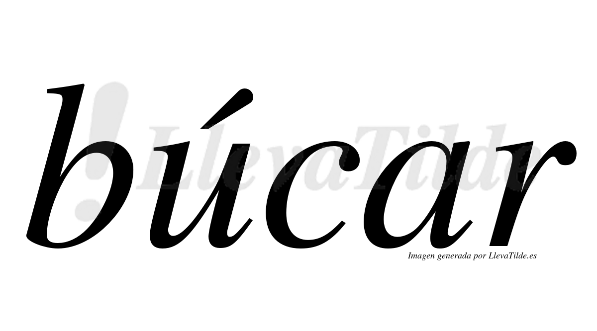 ¿Lleva tilde búcar? | LlevaTilde.es