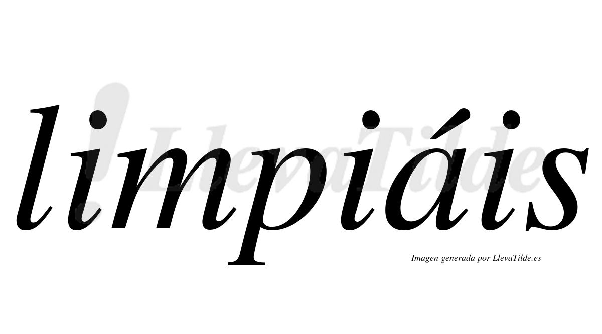 ¿Lleva tilde limpiáis? | LlevaTilde.es