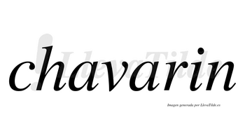 ¿Lleva tilde chavarin? | LlevaTilde.es