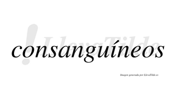 ¿Lleva tilde consanguíneos? | LlevaTilde.es