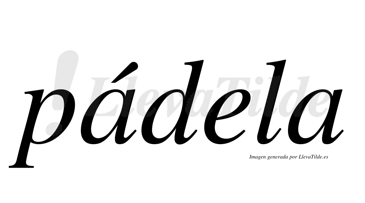 ¿Lleva tilde pádela? | LlevaTilde.es