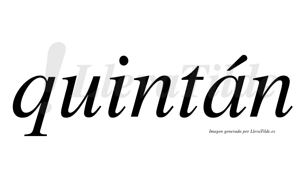 ¿Lleva tilde quintán? | LlevaTilde.es