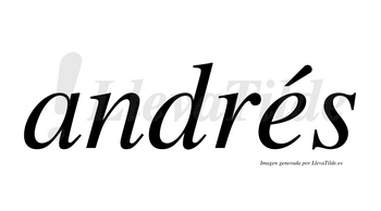 ¿Lleva tilde andrés? | LlevaTilde.es