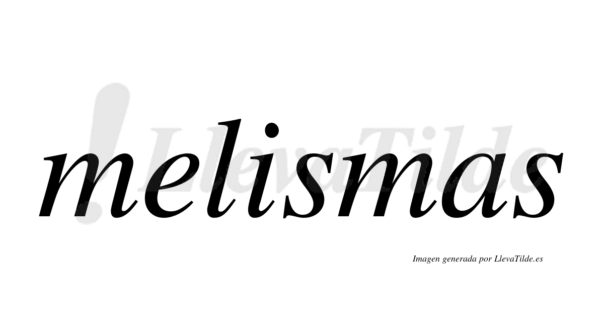 ¿Lleva tilde melismas? | LlevaTilde.es