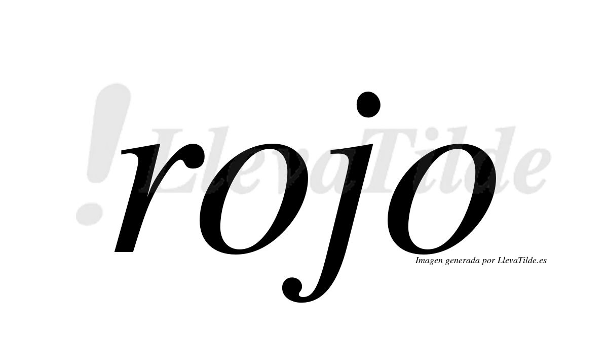 ¿Lleva tilde rojo? | LlevaTilde.es