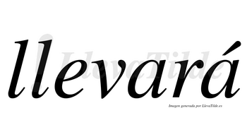 ¿Lleva tilde llevará? | LlevaTilde.es