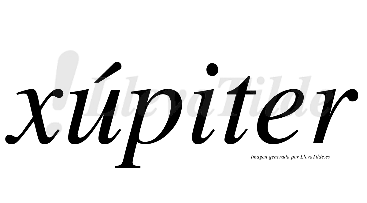 ¿Lleva tilde xúpiter? | LlevaTilde.es