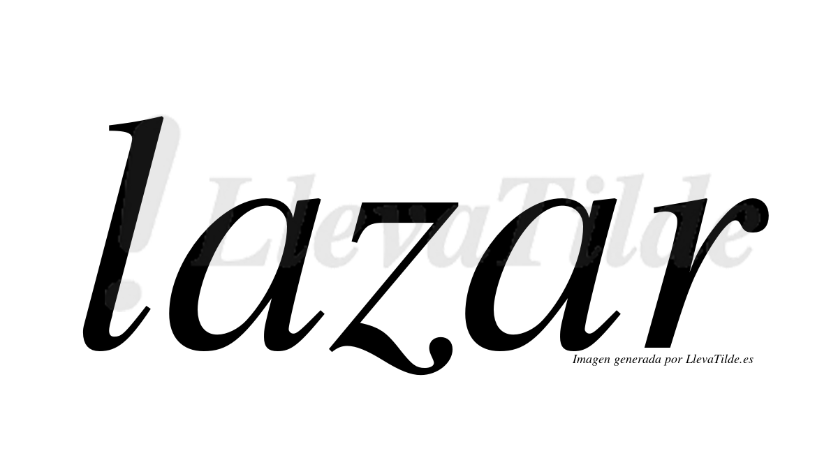 ¿Lleva tilde lazar? | LlevaTilde.es
