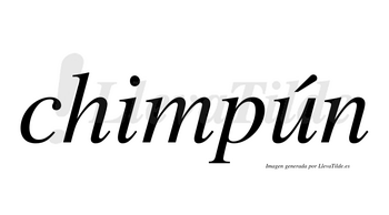 ¿Lleva tilde chimpún? | LlevaTilde.es