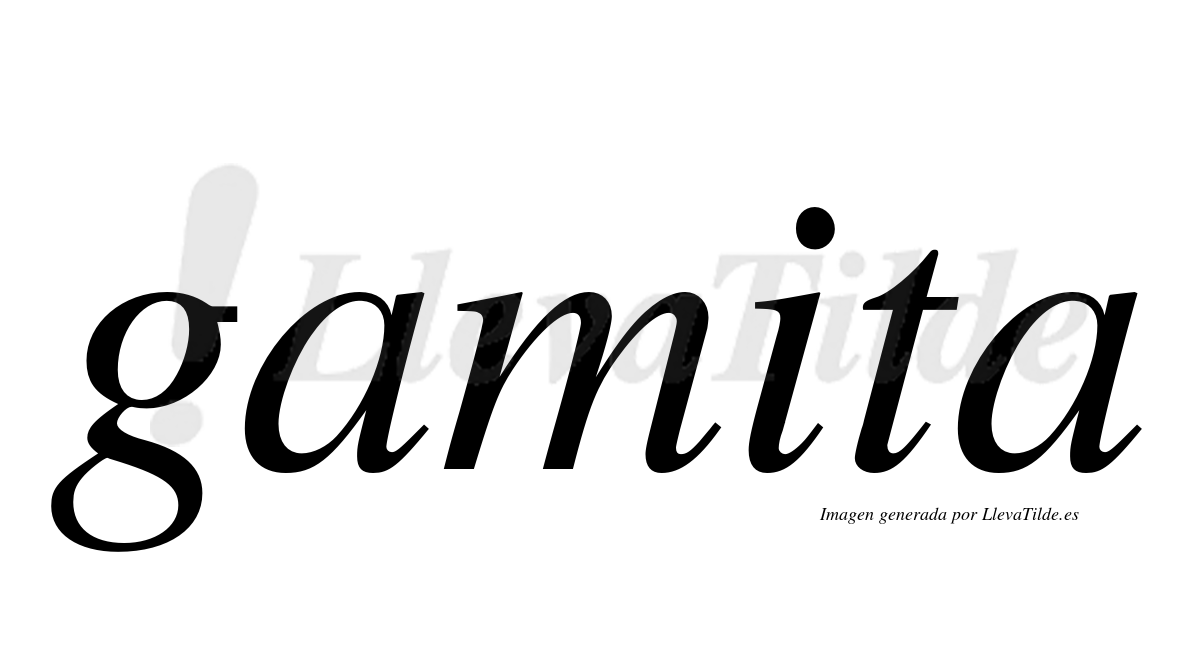 ¿Lleva tilde gamita? | LlevaTilde.es